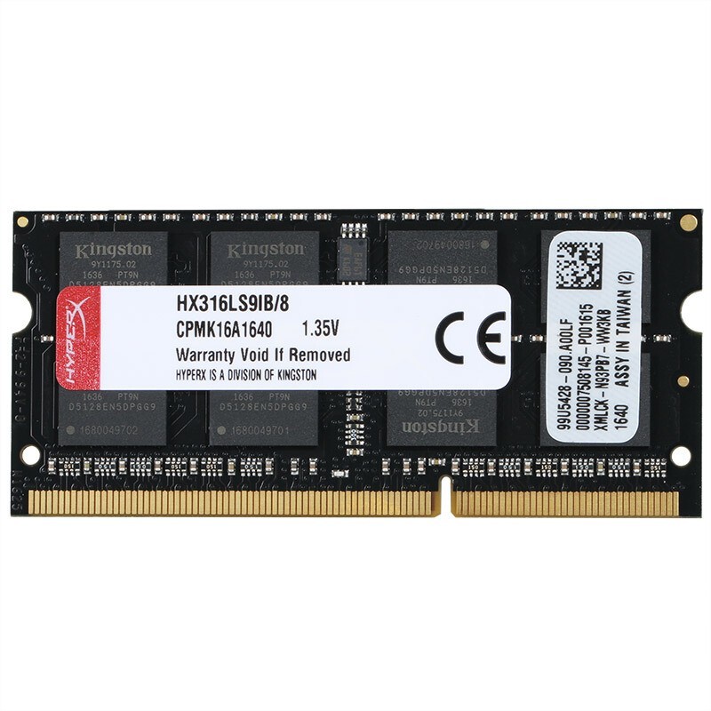 Kingston HyperX Impact 8GB DDR3L 1600Mhz PC3L-12800S SODIMM 1.35V หน่วย ...