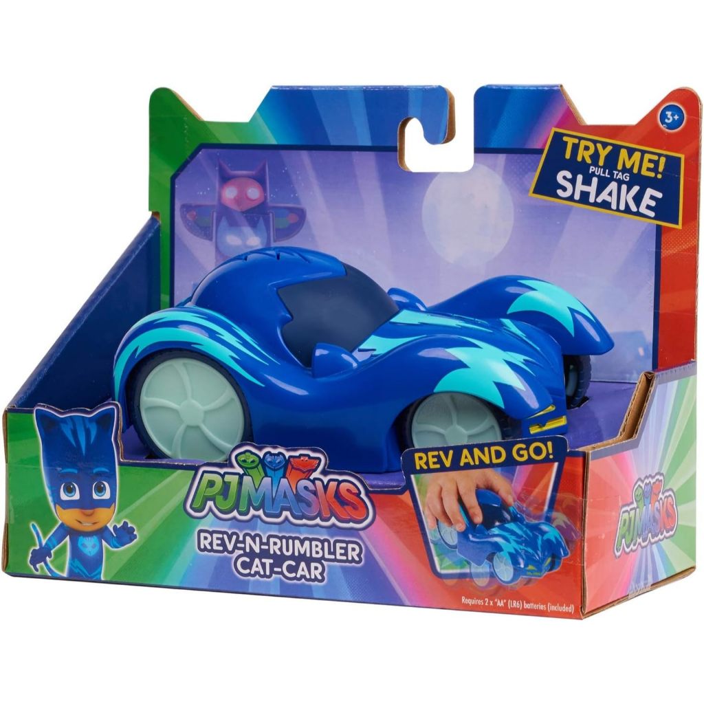 Just Play PJ Mask Rev N Rumblers Cat Car Vehicle Figure and Vehicle Set ...