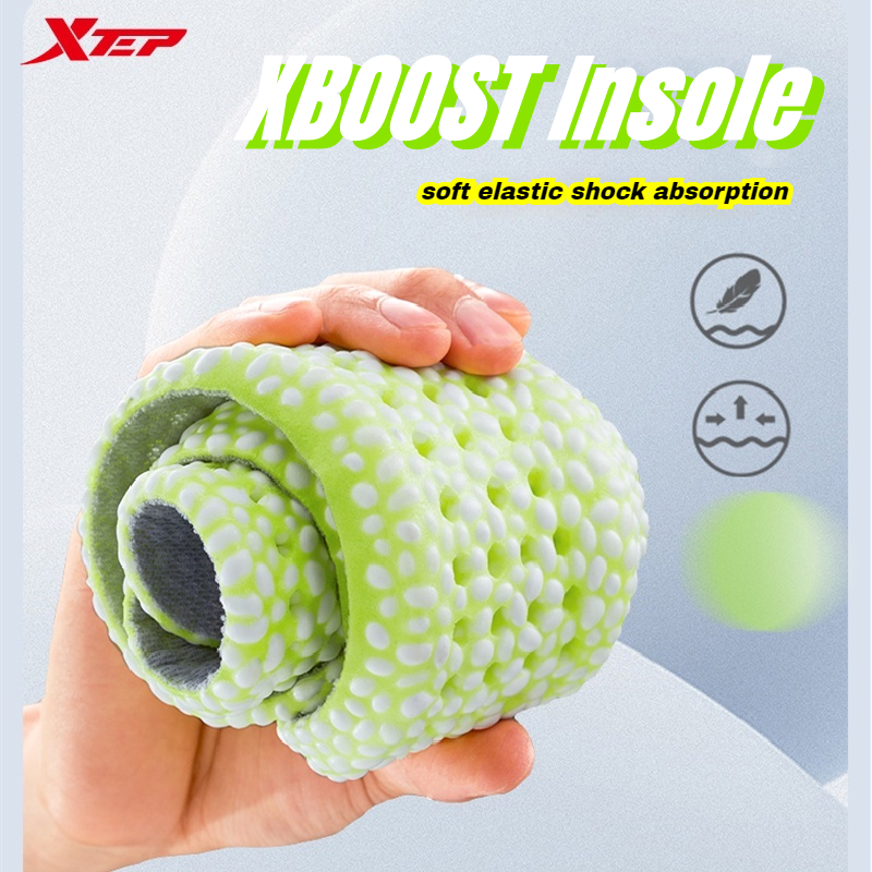 【xtep】XBoost insole | พื้นรองเท้าด้านในแบบยืดหยุ่นต้านเชื้อแบคทีเรียแบบนุ่ม | Shopee Thailand