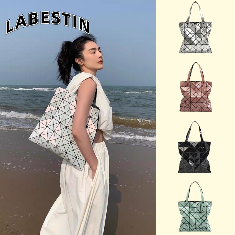 LABESTIN กระเป๋าสะพายไหล่หกตารางอย่างมีสไตล์ รูปสี่เหลี่ยมขนมเปียกปูน ...