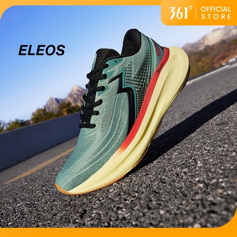 361 Degrees Eleos รองเท้าวิ่งชาย ดูดซับแรงกระแทก กันลื่น ทนต่อการเสียด ...