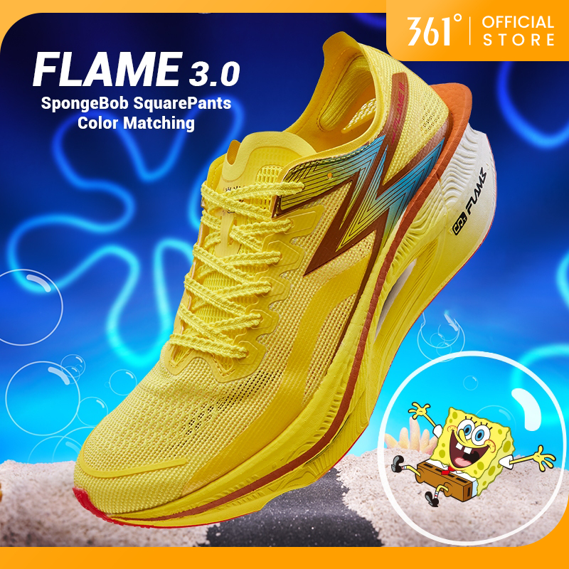 361 Flame 3.0 SpongeBob องศาเปลวไฟ Degrees SquarePants Series รองเท้า ...