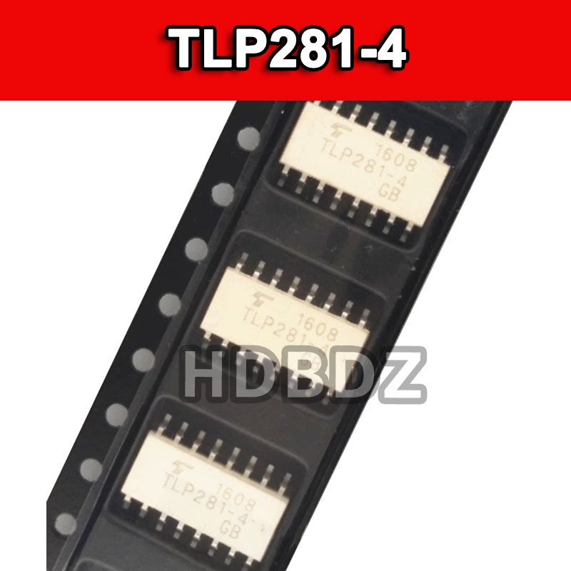 1~5pcs TLP281-4 SOP16 ทรานซิสเตอร์เอาต์พุต Photocoupler ชิป IC SMD TLP281-4GB | Shopee Thailand