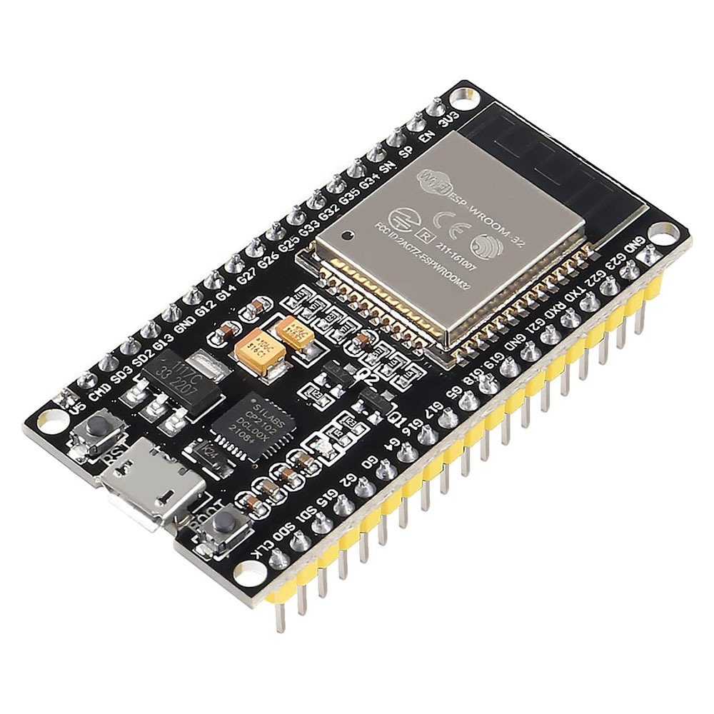Lafvin ESP32 38Pin บอร์ดพัฒนา ESP-32S Microcontroller โปรเซสเซอร์แบบบูรณาการ WiFi + BT ESP-WROOM ...
