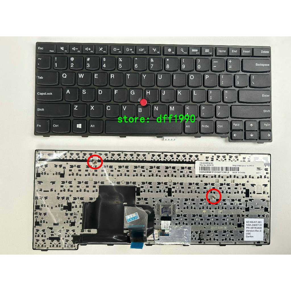 แป้นพิมพ์ lenovo thinkpad E450 E455 E450C W450 E460 E465 | Shopee Thailand