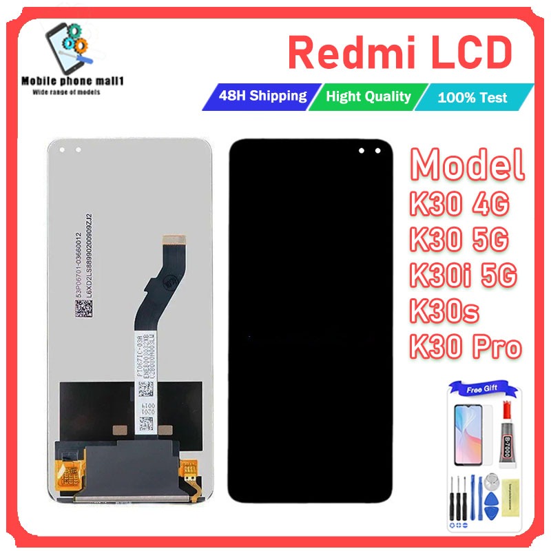 สําหรับ Redmi K30 4G 5G/K30i 5G/K30s/K30 Pro หน้าจอชุดจอแสดงผล LCD หน้าจอภายใน LCD | Shopee Thailand