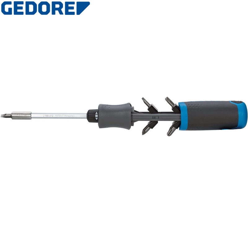 Gedore 2169-012 ไขควงห้องสมุดพร้อมฟังก์ชั่นวงล้อเงียบวัสดุคุณภาพสูง ...