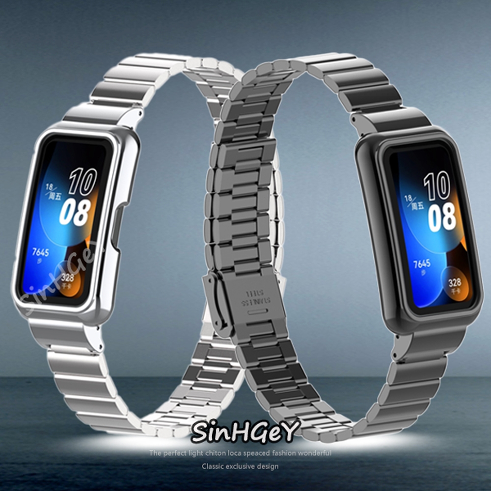 Huawei Band 10/9/8/7/6 Strap Honor Band 6/7 Metal Strap สายรัดข้อมือ ...