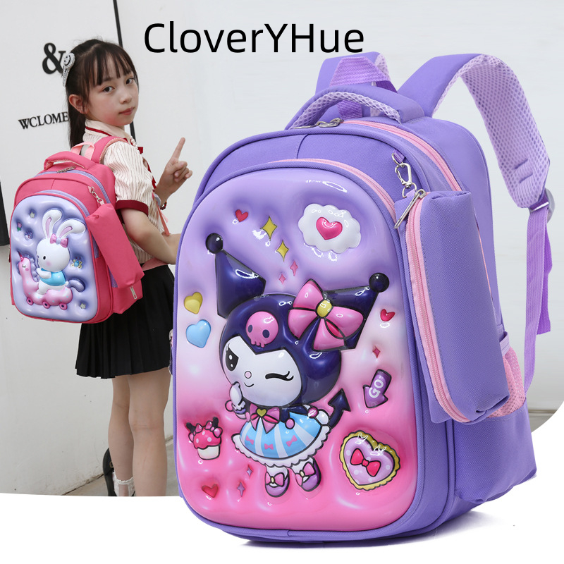 Cloveryhue นักเรียนประถมอะนิเมะการ์ตูน Labubu, Spider-Man, Kuromi 3D ...