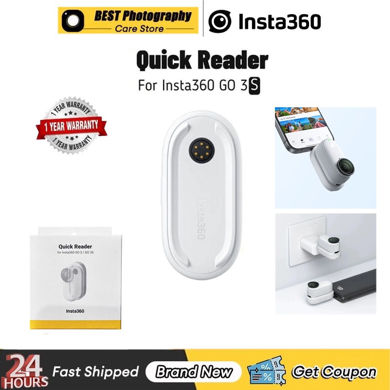 【🇹🇭 กรุงเทพฯ】Original Insta360 GO 3/GO 3S Quick Reader ถ่ายโอนไฟล์ของ ...