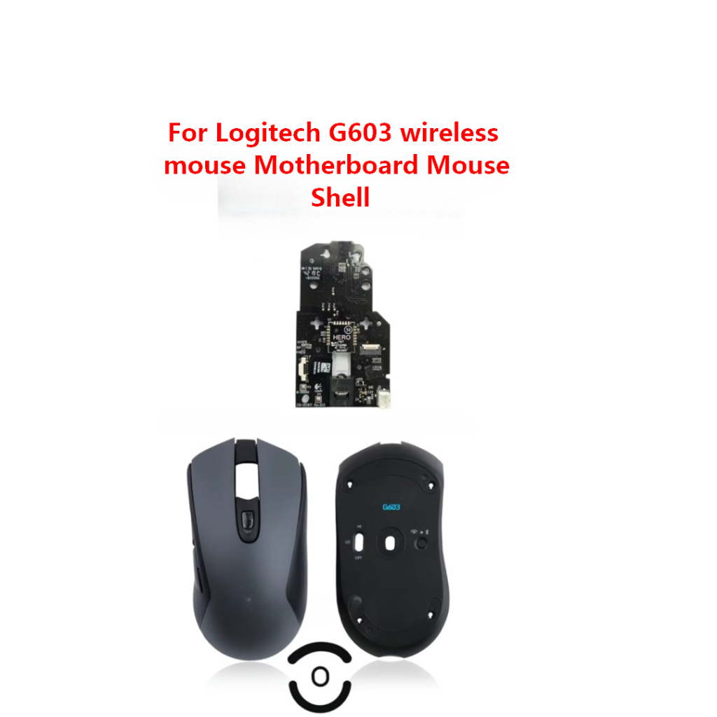 ชิ้นส่วนเปลือก PCB เดิมสําหรับ Logitech G603 เมาส์ไร้สายเมนบอร์ดเมาส์ ...