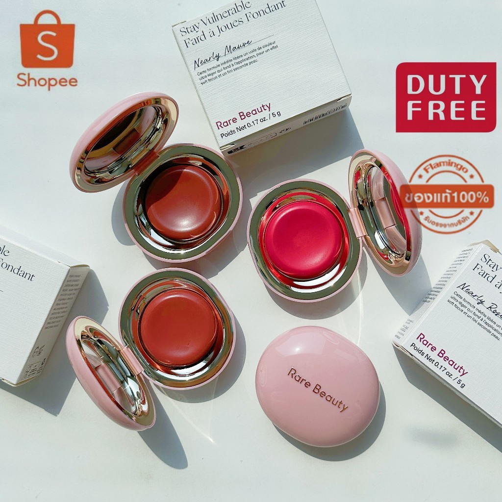 [พร้อมส่ง]แท้💯 ครีมบลัช Rare beauty stay vulnerable melting blush 5g | Shopee Thailand