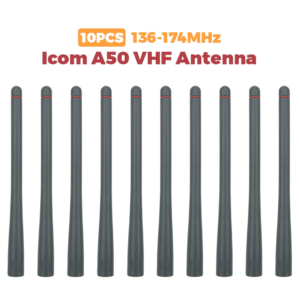 TX-52 เสาอากาศวิทยุทะเลแบบมือถือ VHF 136-174MHz สําหรับ ICOM IC-F50 IC ...