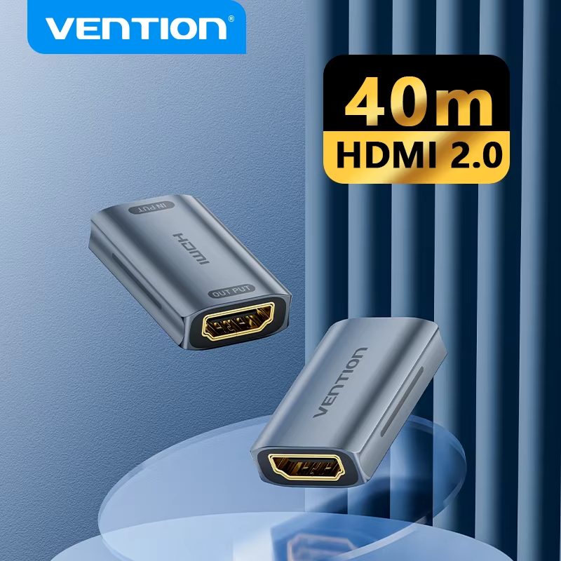 Vention 4K Hdmi Extender Hdmi Vrouw Connector 40M Hdmi 2.0 อะแดปเตอร์ ...