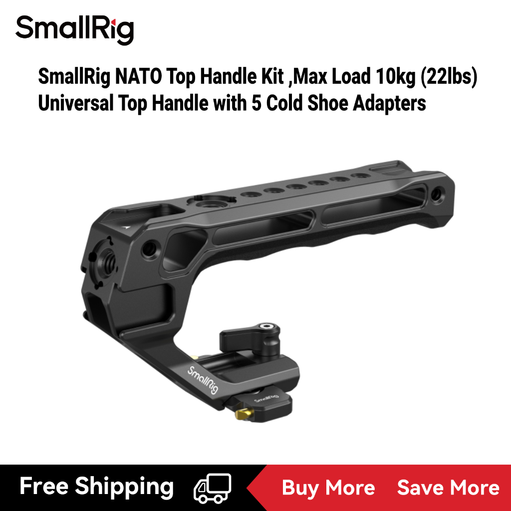 Smallrig น้ําหนักเบา NATO Top Handle, Max Load 10 กก. (22 ปอนด์ ...