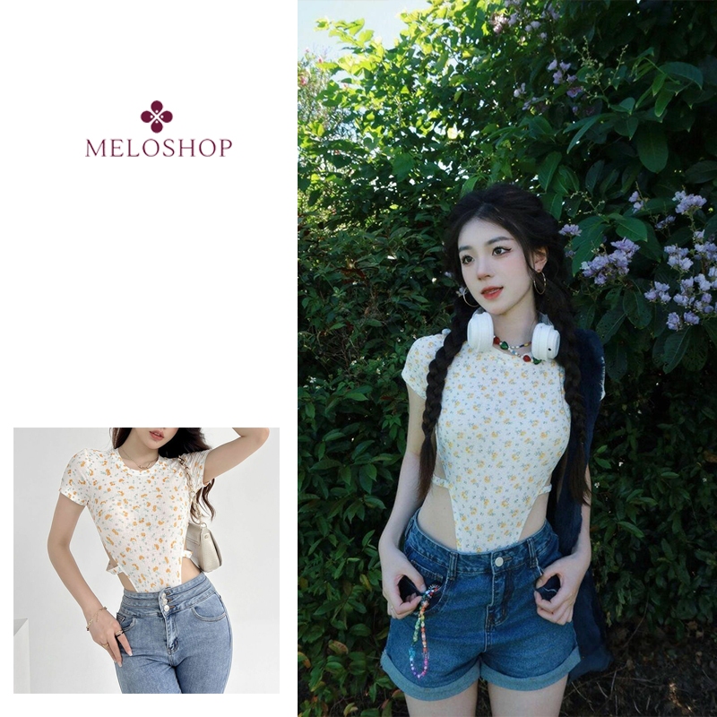 ︎Meloshop ชุดว่ายน้ำวันพีช ชุดว่ายน้ำผู้หญิง ลายดอกไม้ เกาหลี เซ็กซี่ ผ้าคุณภาพสูง | Shopee Thailand