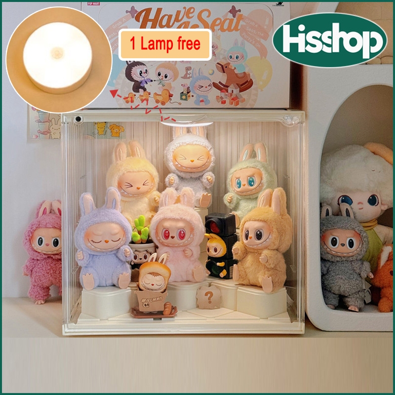 กล่องเก็บของตุ๊กตา Plush, Labu v1 v2 crybaby Display Case, กล่องแสดงกัน ...