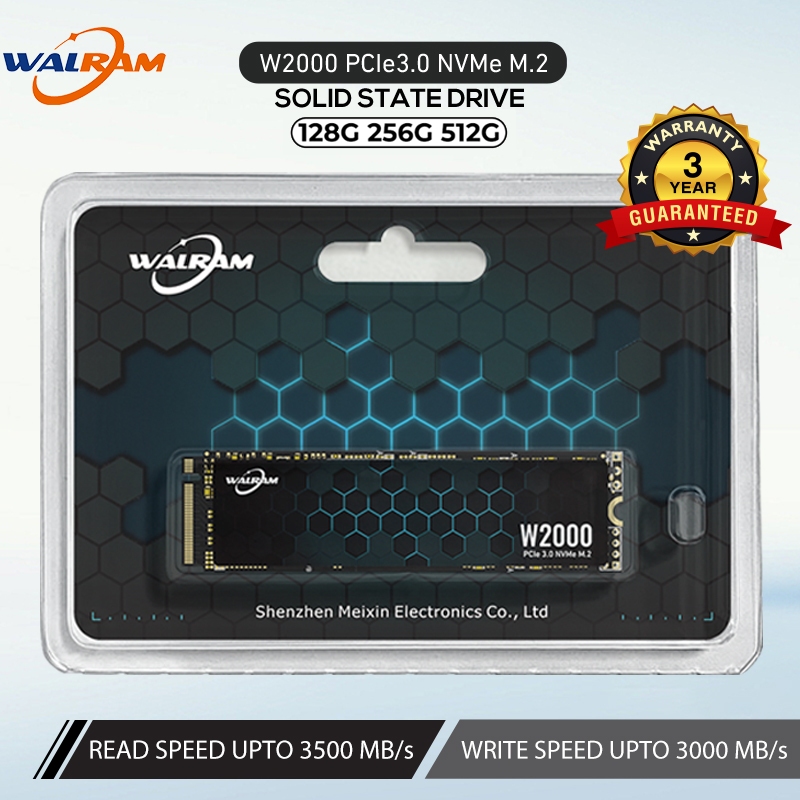 Walram W2000 M.2 NVMe SSD 512GB 128GB 256GB สําหรับแล็ปท็อป PC Desktop ...