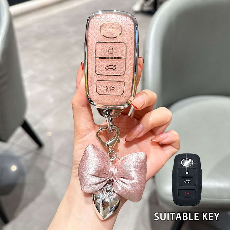 Tpu รถ Remote Key กรณี Shell Fob สําหรับ Perodua Axia Ativa Myvi Alza ...