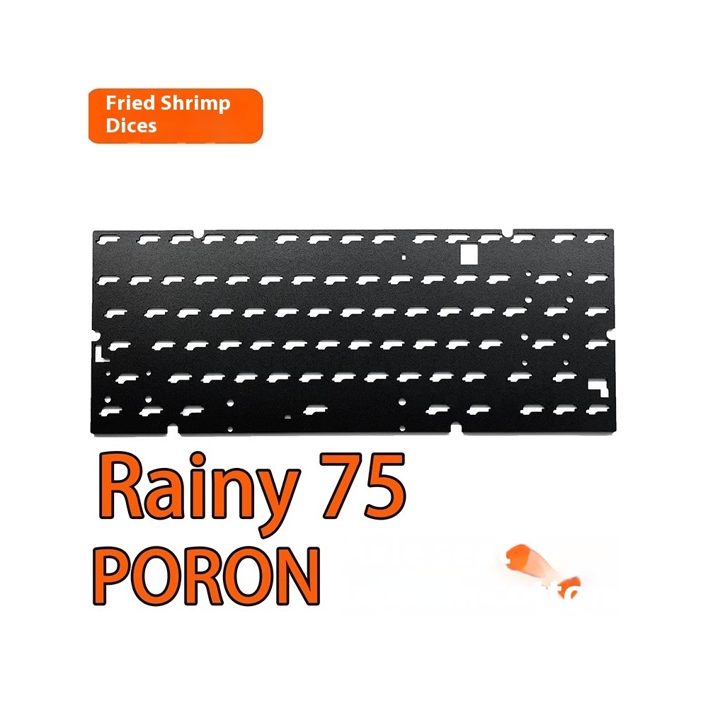 Wob Rainy75 คีย์บอร์ดแบบกลไกอุปกรณ์เสริม PORON แซนวิชผ้าฝ้าย IXPE Shaft Pad PET Voice Actor Ppad ...