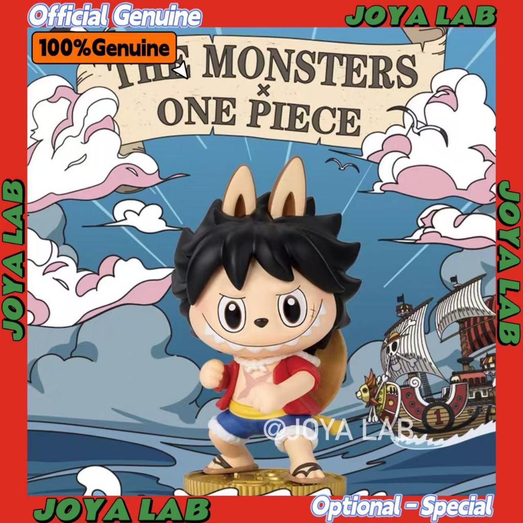 [ของแท้] POPMART LABUBU THE MONSTERS x ONE PIECE Series Blind Box LUFFY ...