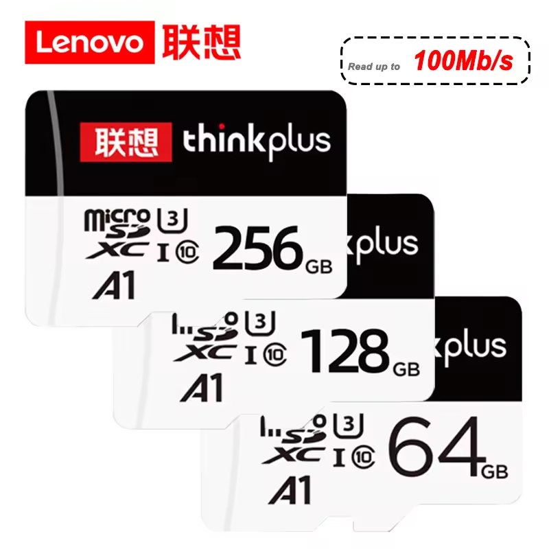 Lenovo Thinkplus Micro SD Card 32/64/128/256GB Microsd Flash Drive ...