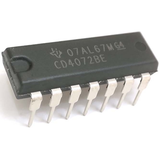 Ti In-Line พร้อมสต็อก CD4072BE ของแท้ IC Original DIP-14 ยี่ห้อใหม่ Logic ชิปหรือประตู 4 อินพุต ...
