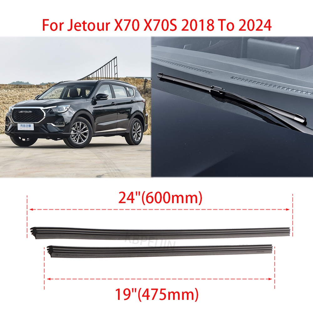 1 ชุดรถ Wiper Refill ยาง Strip 19" 24" สําหรับ Jetour X70 X70S 2018-2024 | Shopee Thailand
