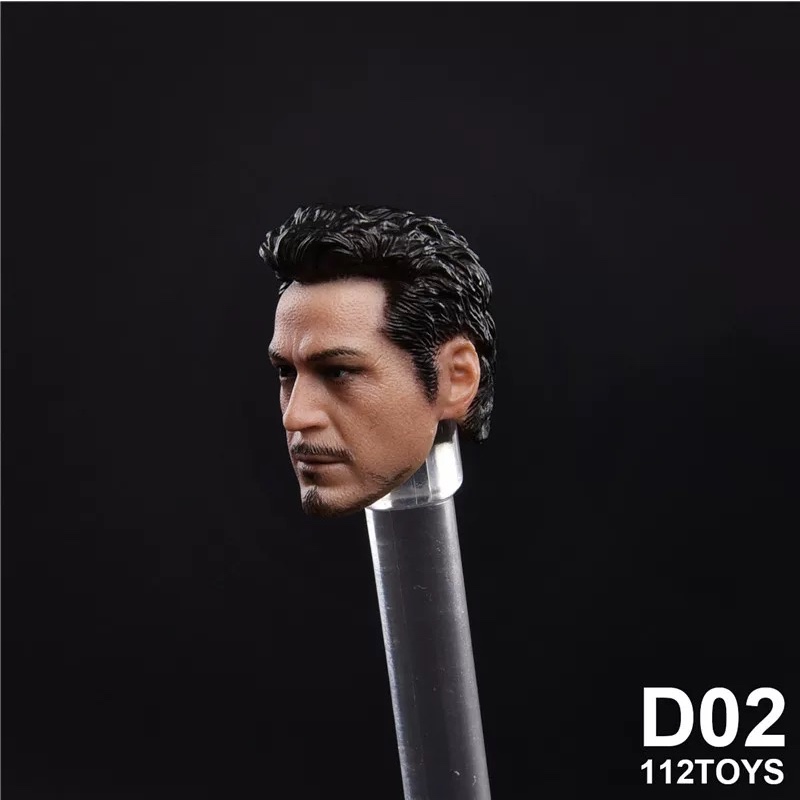 112toys D02 1/12 Iron Man Tony Head แกะสลักสามารถจับคู่ Ant SHF Iron Man พร้อมสต็อก | Shopee ...