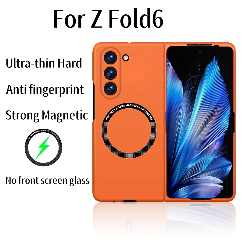 ใช้งานร่วมกับ Galaxy Z พับ 6 5 4 3 W24 W23 W22 กรณี Slim Matte PC Hard ชาร์จแม่เหล็กปลอกฝาครอบ ...