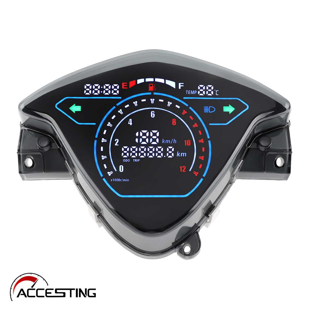2025 ใหม่ดิจิตอลรถจักรยานยนต์ Speedometer LED เมตร Speedometer Assembly ...