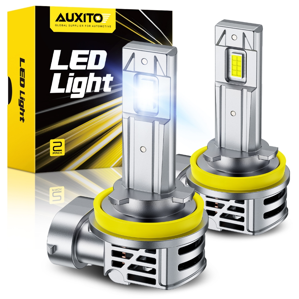 Auxito M6S H11 ไฟหน้ารถ LED 80W 18000LM H4 H1 H7 9005 HB3 9006 HB4 9012 ...