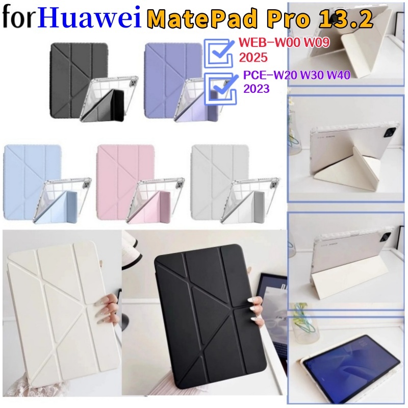 Y-shaped ClearสําหรับHuawei MatePad Pro 13.2 นิ้ว 2025 WEB-W00 W09 2023 PCE-W20 W30 W40 หลายพับ ...