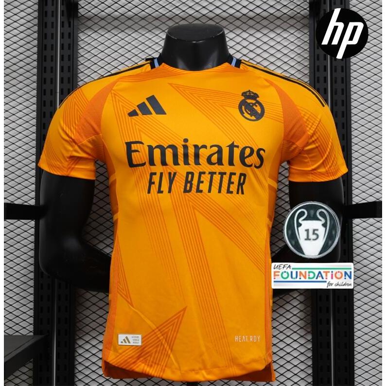 รูปแบบใหม่รุ่น Player 2024/25 Real-Madrid Away Professional Mens ...