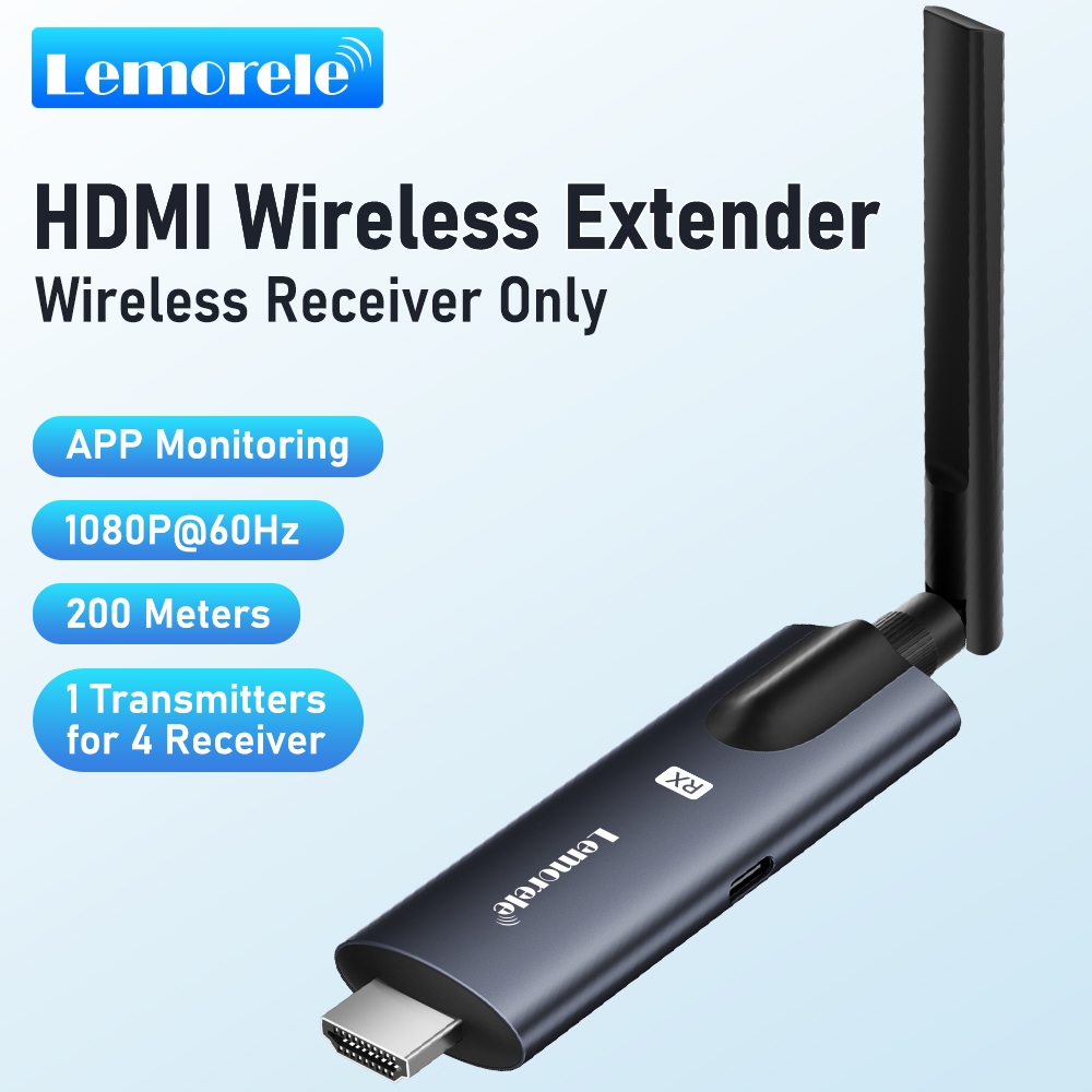 Lemorele R2020 HDMI Wireless transmitter Receiver เท่านั้น 200m 1080p ...