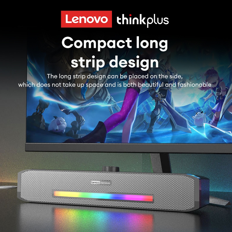 Lenovo B02 ลําโพงบลูทูธ ลําโพงไร้สาย เดสก์ท็อป อายุการใช้งานแบตเตอรี่ ...