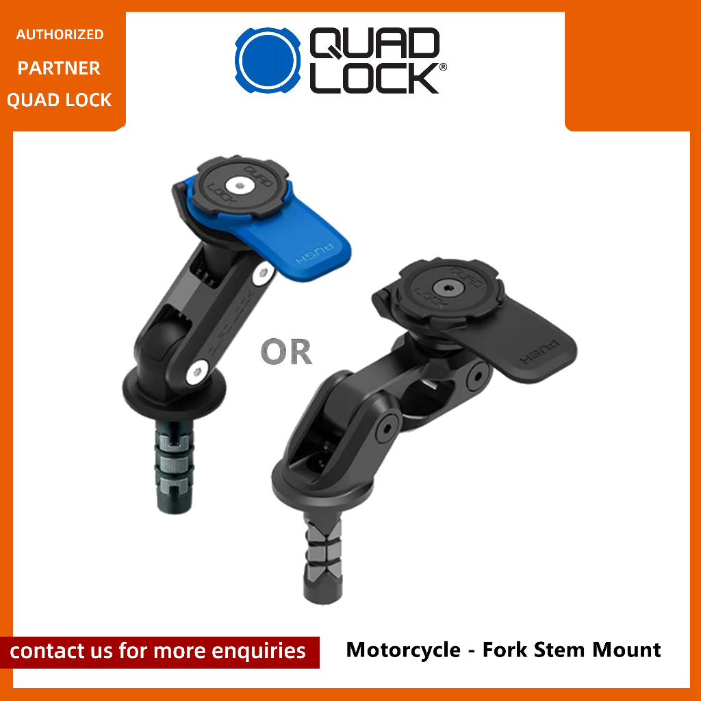 ของแท้ QUAD LOCK Motorcycle Fork Stem Mount หรือ Fork Stem Mount PRO | Shopee Thailand
