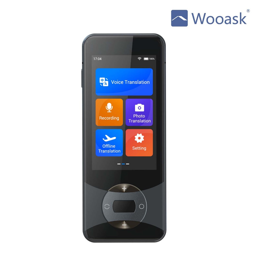 Wooask W10 AI Voice Translators Two-way Real-time Offline Instant Handheld Translator อุปกรณ์แปล ...