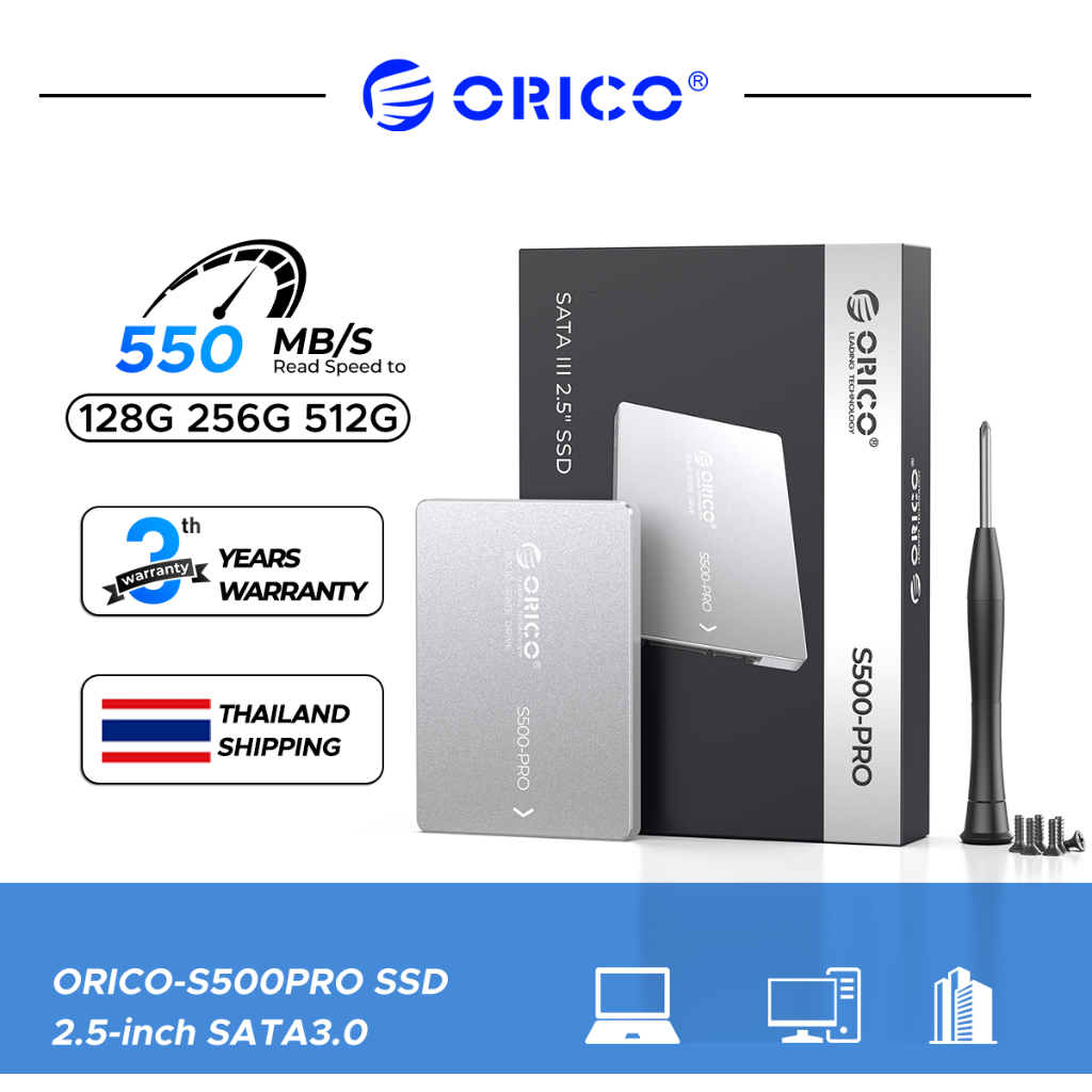 ORICO 128GB 256GB SSD Solid state drives SATA III 2.5” For Notebook PC ...