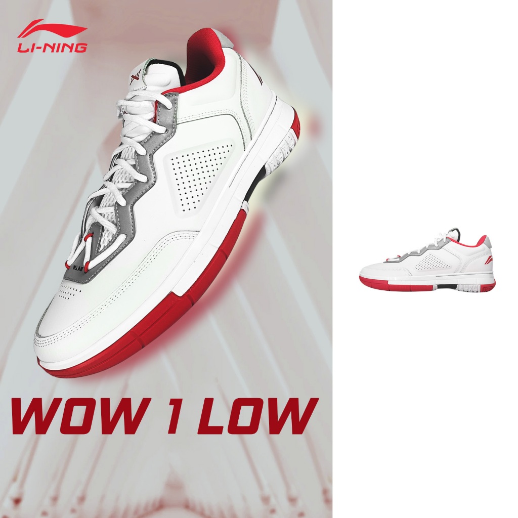 Li-ning WOW 1 LOW รองเท้าบาสเก็ตบอลผู้ชายกีฬามืออาชีพ ABAU099 Legit ...