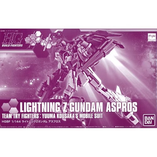 Bandai PB HGBF 1/144 Gundam Build Fighters Lightning Z Gundam Aspros Assembly Model | Shopee ...