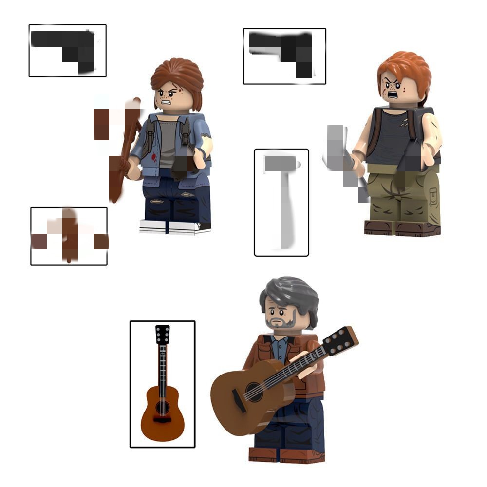 บล็อกของเล่น The Last Of Us 2 รูป Joel Ellie Building Block FT11-FT13 ของเล่นขนาดเล็ก | Shopee ...