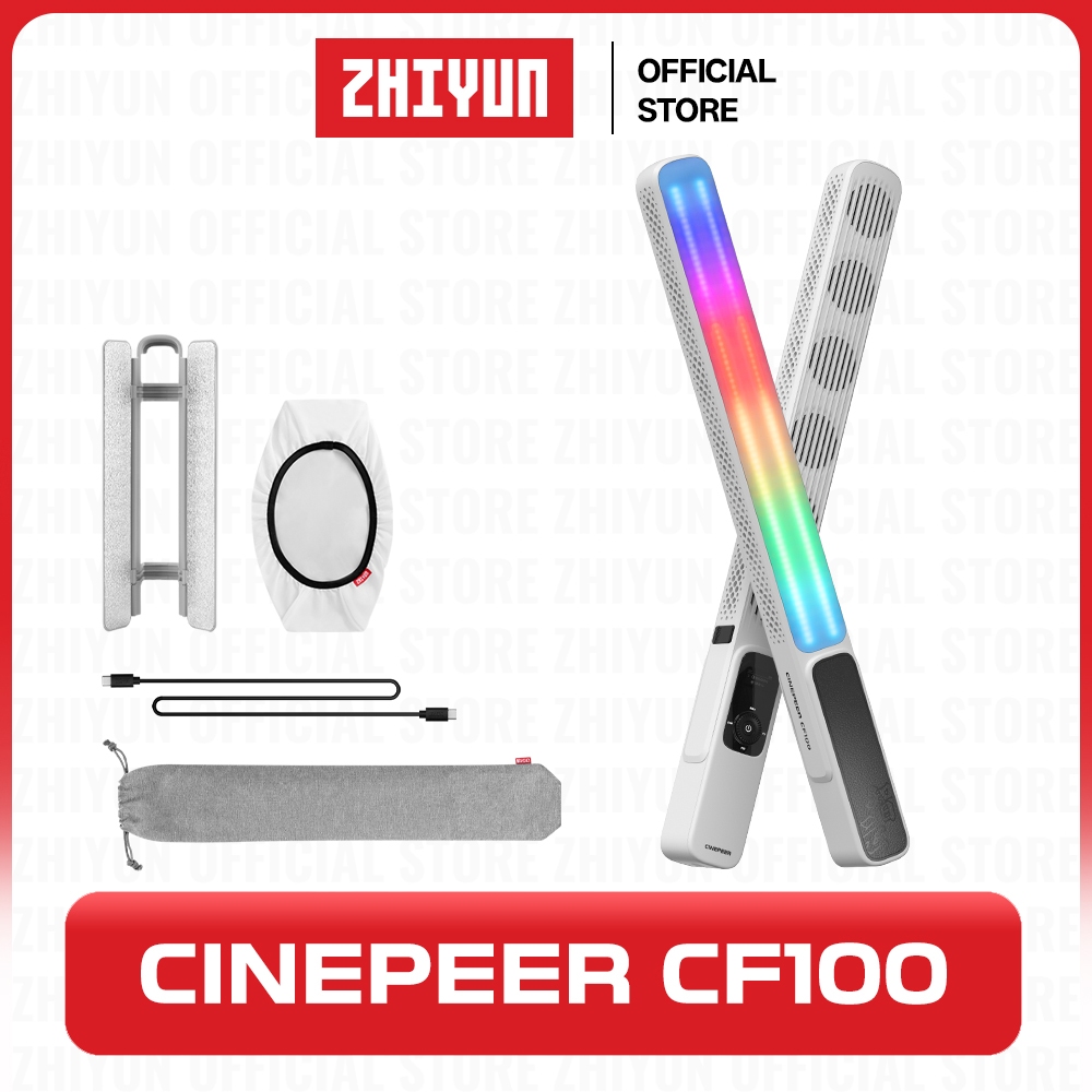 ZHIYUN CINEPEER CF100 RGB Stick Light 100W ไฟถ่ายรูป ไฟสตูดิโอ ไฟถ่ายคลิป ไฟไลฟ์สด ไฟเติมแสง ไฟ ...