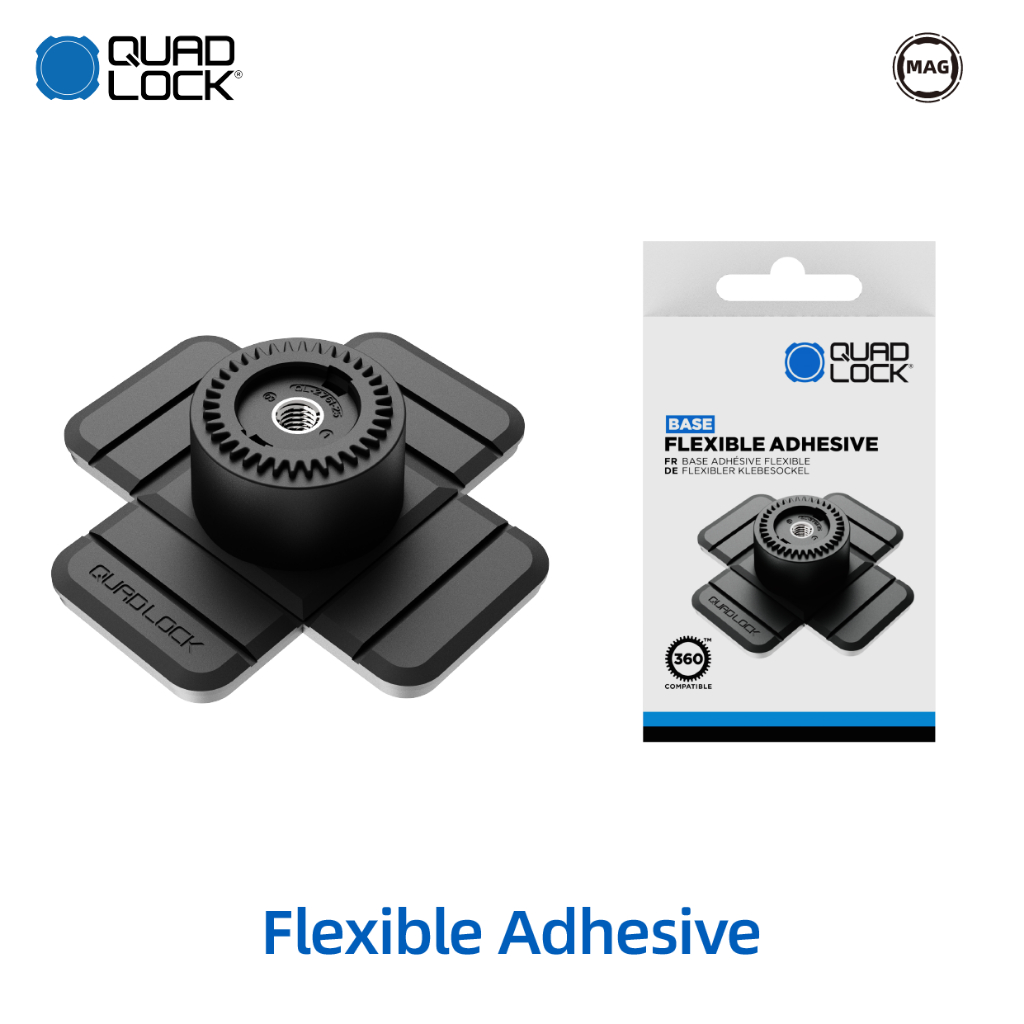 Quad Lock 360 Base - แท่งติดโทรศัพท์แบบยืดหยุ่น 360 ชุดติดรถยนต์ ...