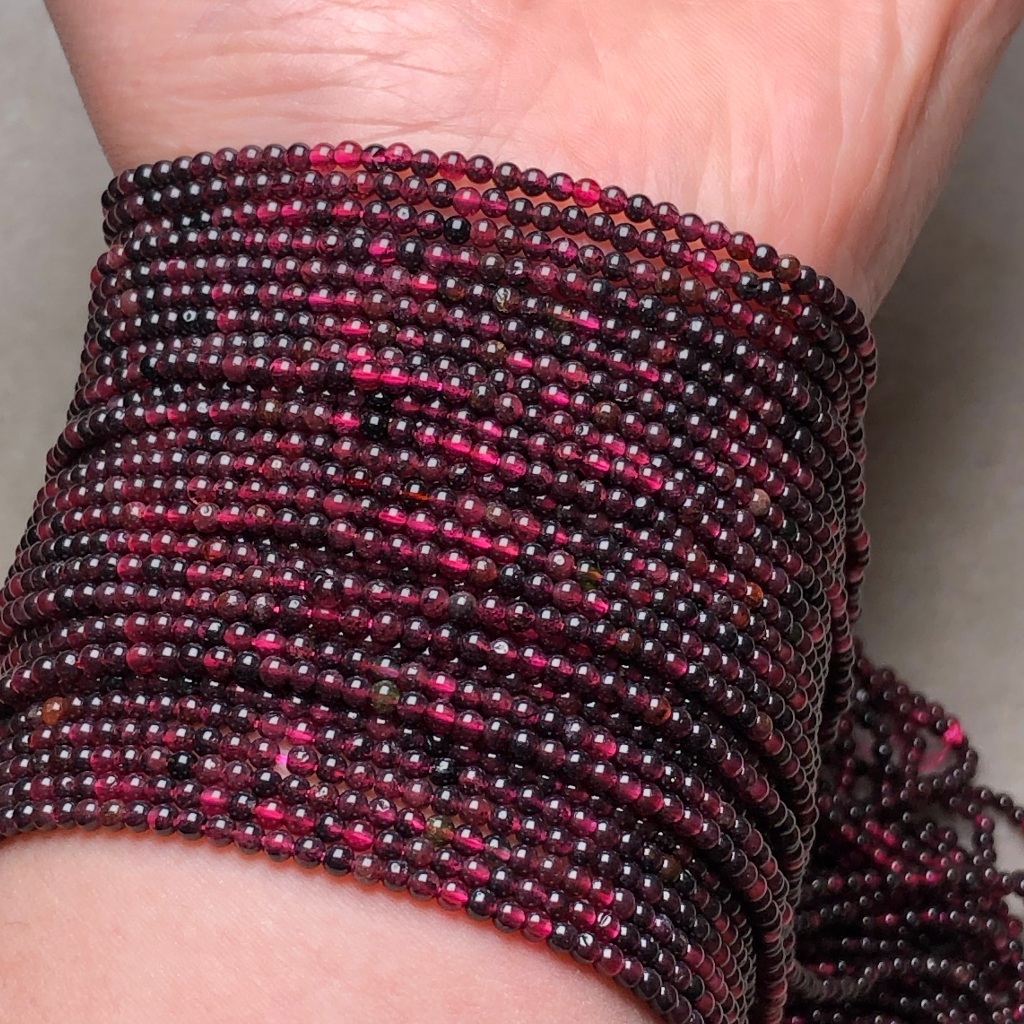 โกเมนธรรมชาติ DIY 2mm - Fiery Flame Condensing Treasures | Shopee Thailand