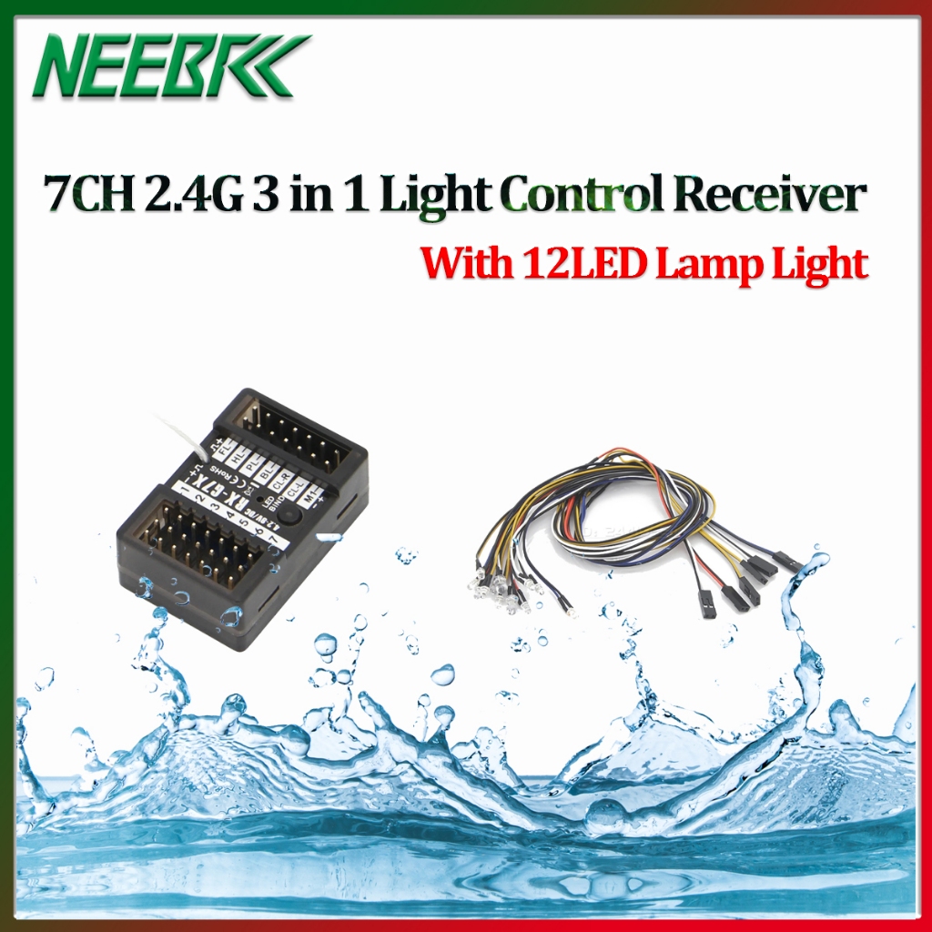 NEEBRC 7CH 2.4G 3 ใน 1 Light Control Winch Controller Receiver วิทยุกัน ...