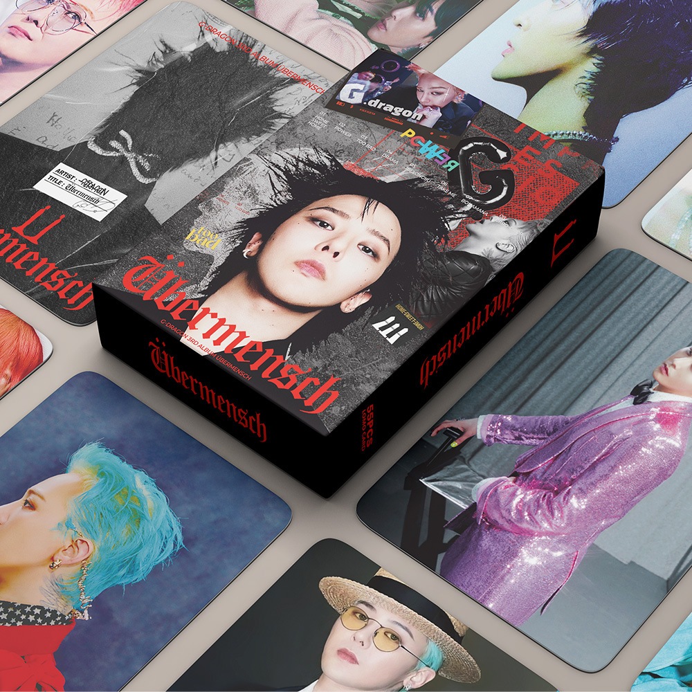 55 แผ่น Kwon Ji-DRAGON POWER Photocard G-DRAGON Card HOME SWEET HOME ...