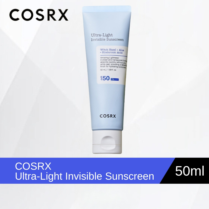 COSRX Ultra-Light Invisible Sunscreen SPF50 PA ++++ 50 ml นแดด อัลตร้า-ไลท์อินวิซิเบิล ซันสกรีน ...