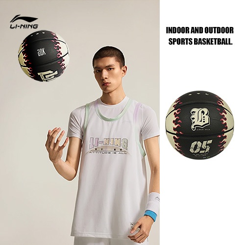 Li-ning BADFIVE Elite บาสเก็ตบอลมีสไตล์ Unisex Ball กีฬามืออาชีพ ...