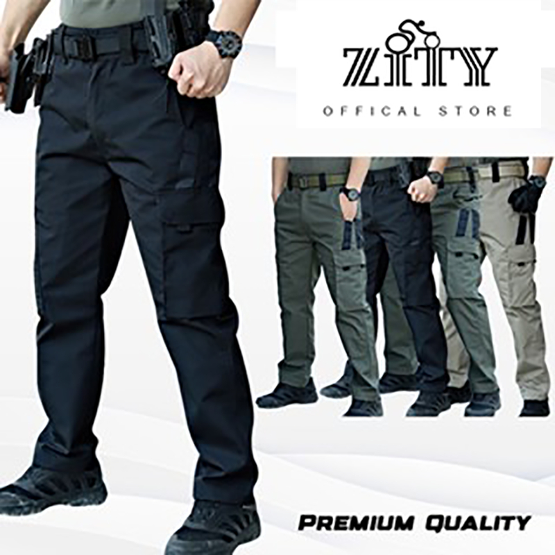 ZITY IX7กางเกงยุทธวิธี ผ้าริปสตอปกันน้ำ กางเกงยุทธวิธี แนว Tactical ผ้านิ่มยืดหยุ่น รุ่น มีช่อง ...